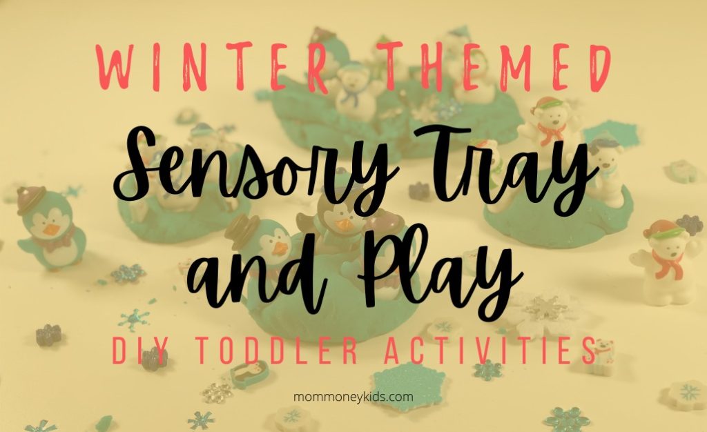 Winter Themed Sensory Tray and Play DIY Toddler Activities - Mom Money Kids