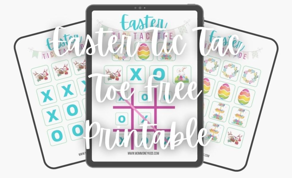 Easter Tic Tac Toe Free Printable Game - Mom Money Kids